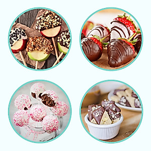 Nostalgia 12-Cup Electric Fondue Pot Set for Cheese & Chocolate - 8 Color-Coded Forks, Adjustable Temperature Control - Stylish Serving for Hors d'Oeuvres, Entrees, and Desserts - Black