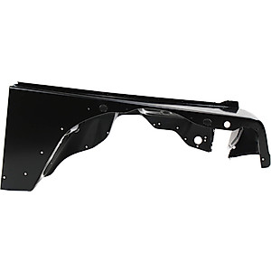 Evan-Fischer Front Fender Set of 2 Compatible With 1997-2006 Jeep Wrangler Primed Steel Driver and Passenger Side