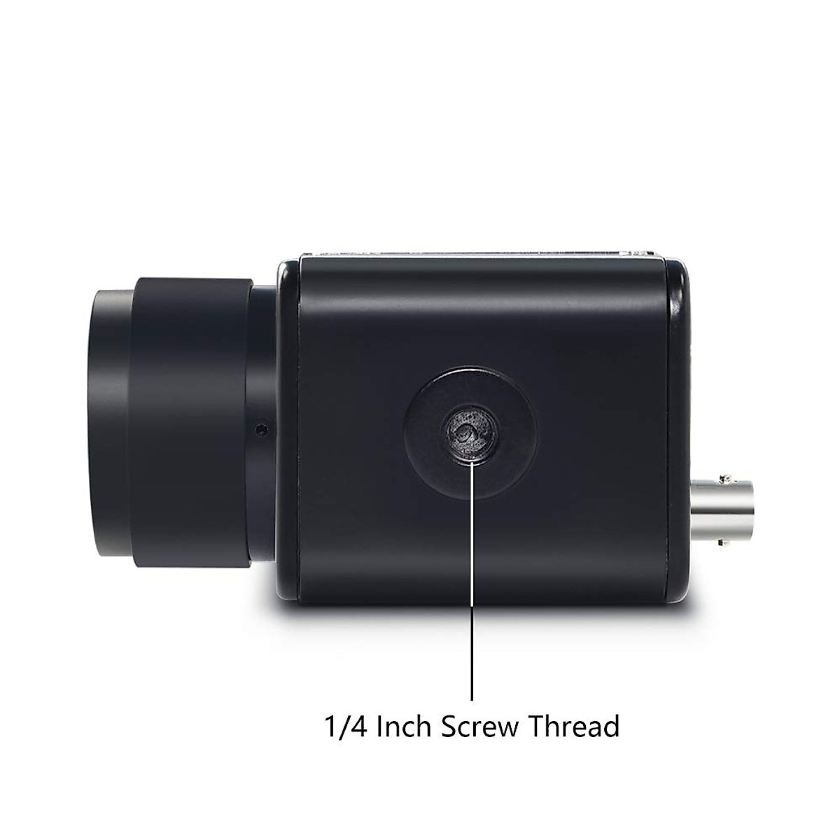 MOKOSE Mini SDI Camera with 3.6mm HD No Distortion Lens, HD-SDI 2 MP 1080P HD Digital CCTV Security Camera, 1/2.8 High Sensitivity Sensor CMOS with OSD Menu
