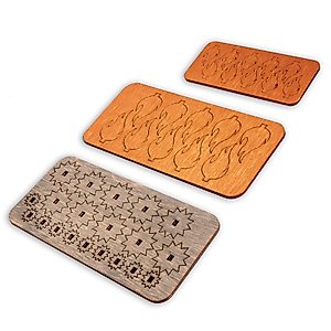 SMONEX 20 Wooden Mini Flame Markers - Spell Effects and Game Markers for Use with Dungeons and Dragons Board Game, Pathfinder, Warhammer, and Other Tabletop RPG – Accessories for D&D