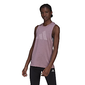 adidas Women's Winners 3.0 Tank, Magic Mauve Melange, X-Small