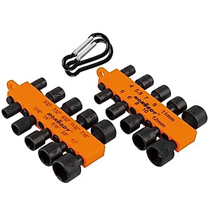 HORUSDY 22-Piece Power Nut Driver Set for Impact Drill, SAE and Metric, 1/4” Hex Head Drill Bit Set