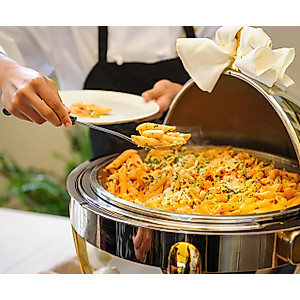 3 Pcs Large Slotted Spoons Stainless Steel, Cooking Spoons, Slotted Spoons for Cooking, 13 inches Metal Slotted Spoons, Slotted Serving Spoons, Kitchen Spoons Set with Coated Handle