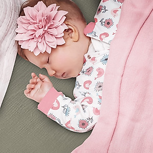 4 Pcs Baby Crib Sheets for Boys Girls, Cotton Baby Fitted Crib Sheet Soft Muslin Crib Sheets for Mini Crib Mattress (Natural Series Color,24 x 38 Inch)