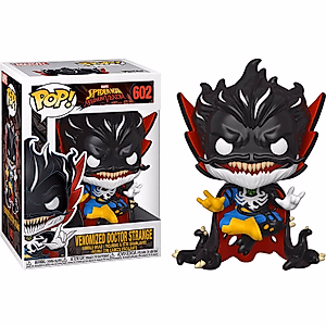 POP Marvel: Venom - Venomized Doctor Strange Funko Vinyl Figure (Bundled with Compatible Box Protector Case), Multicolor, 3.75 inches