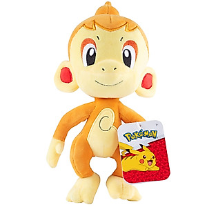 Pokémon 8" Chimchar Plush - Officially Licensed - Quality & Soft Fire Type Pokemon Stuffed Animal Toy - Scarlet & Violet - Great Gift for Kids, Boys, Girls & Fans of Pokemon