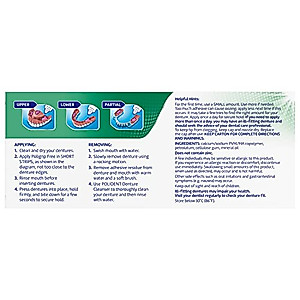 Super Poligrip Denture and Partials Adhesive Cream - 2x2.4 oz