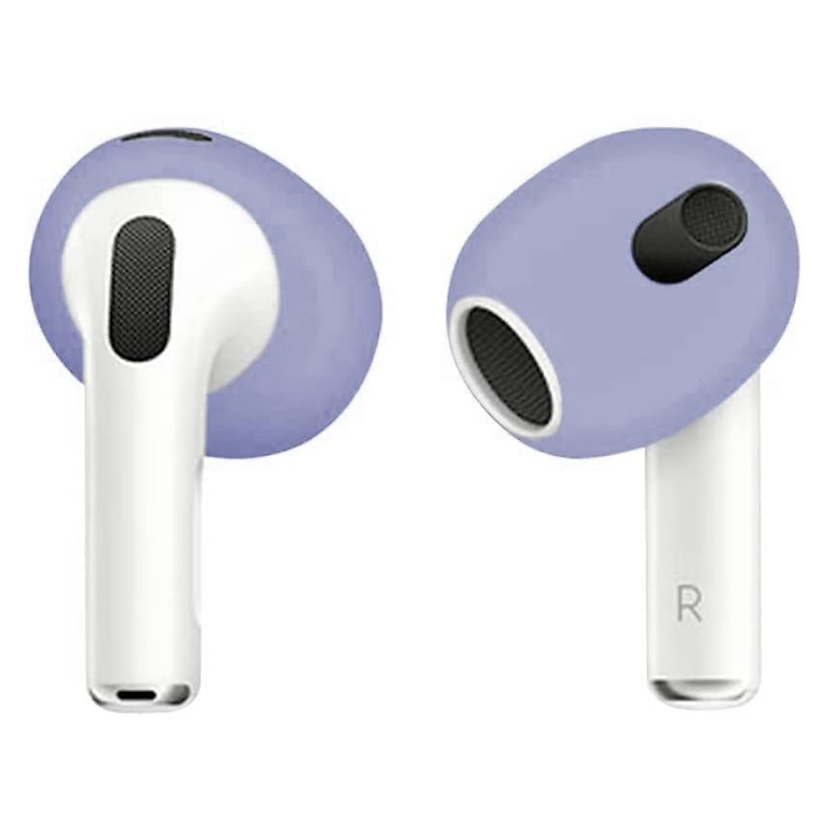 Rqker Fit in Case Ear Tips Compatible with AirPods 3 2021 3rd Gen, 9 Pairs Ultra Thin Soft Silicone Eartips Earbuds Dustproof Cover Fit in Charging Case Compatible with AirPods 3, 9 Pairs 9 Colors