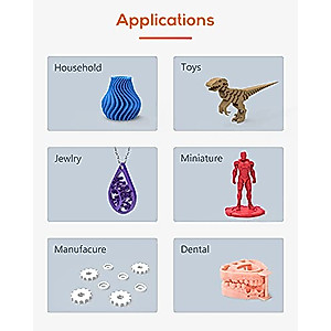 Creality Official HALOT-ONE (CL-60) Resin 3D Printer with Precise Intergral Light Source, WiFi Control and Fast Printing,Dual Cooling & Filtering System, Assembled Out of The Box
