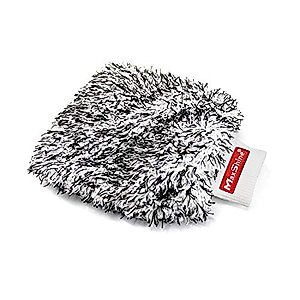 Maxshine Mixed Color White & Black Microfiber Wash Mitt for Car Detailing, Home Window Cleaning