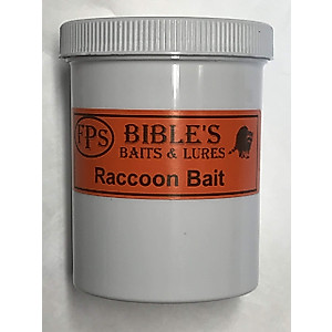 FPS) BIBLE'S Raccoon Bait (4 oz.) Works in Live Traps, DP Traps, Dirt Hole Set.