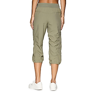 RBX Active Capri Pants for Women Joggers Stretch Lightweight Women’s Casual Pant Smoke Sage M