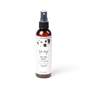 Eye Envy On The Spot Healing and Itch Relief Spray |Instant Relief for Hot Spots & Itchy, Irritated Skin | 100% Natural & Safe | PH Balanced, Non-Toxic | Prevents Licking, Chewing & Scratching | 4 oz