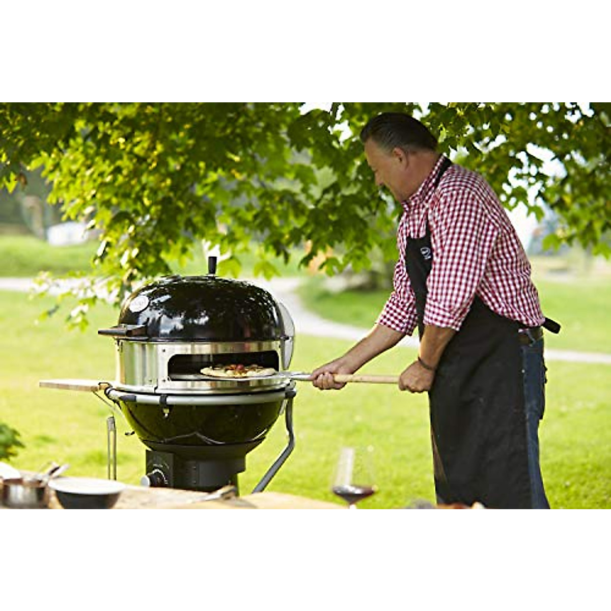 Rösle 25006 F60 AIR Premium Charcoal Kettle Grill, 24-inch (60 cm), black