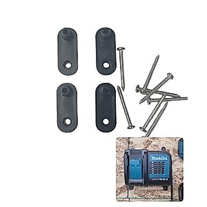 Commander Tool & Garage Organization, Makita Charger Wall Mount for DC18RC, DC18RD, DC18RA, DC18RF, DC18SC, DCB18SD, DC18SF Chargers, Wall Mount Battery Charger Holder (Single, Double, 4-Port Charger)