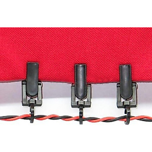 Pmsanzay 10 Pack Large Lights Clips Hooks,RV Trailer Party Light Holder, Camper Awning Lights Hanger for Tent Photo Display Indoor Outdoor Decoration Holiday Party Decor