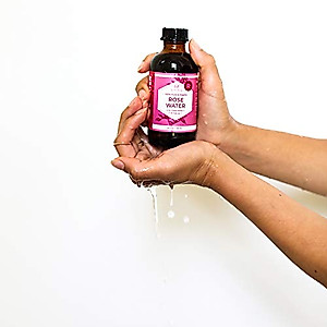 Rose Water Spray for Face by Leven Rose - Pure Natural Moroccan Rosewater Hydrosol Face Spray - Organic Rose Water for Hair 4 oz