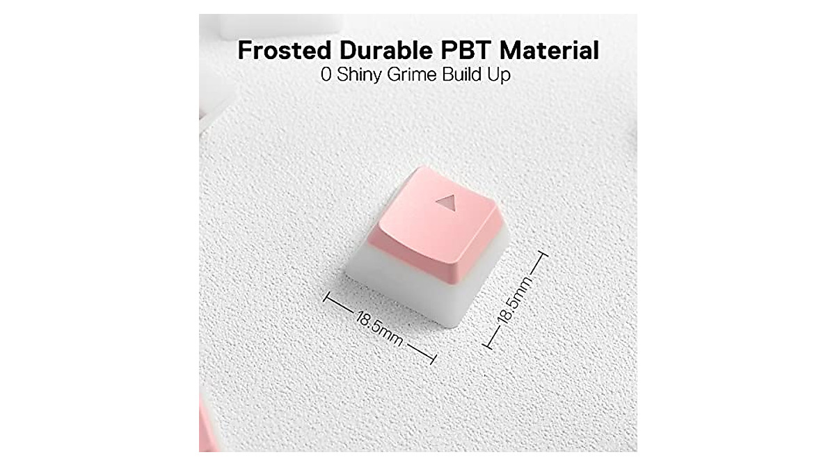 Redragon A130 Pink Pudding Keycaps - Customizable RGB Keys