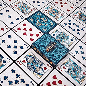Bicycle Sea King Playing Cards, Standard Index, Poker Cards, Premium Playing Cards, Unique Playing Cards, 1 Deck