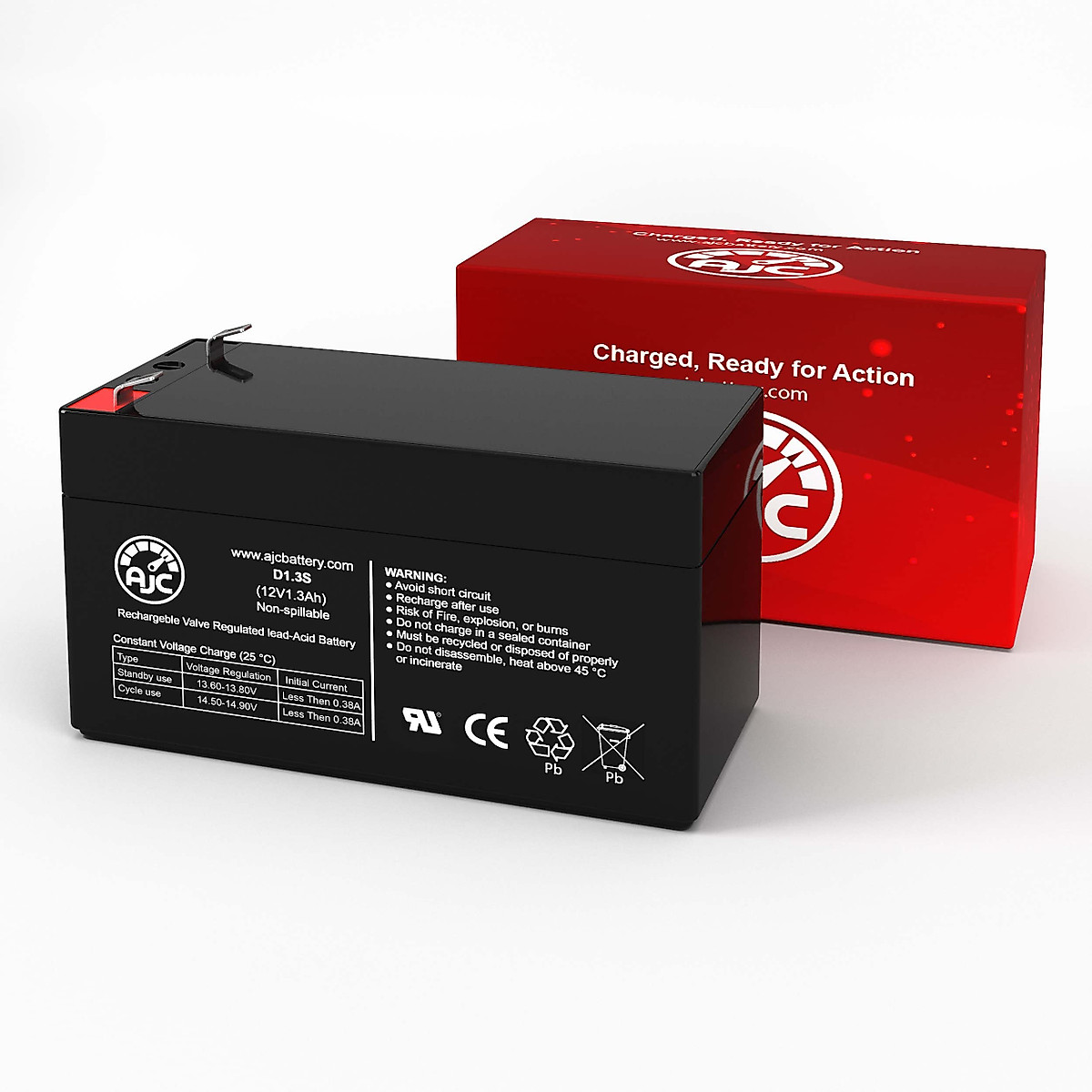 AJC Battery Compatible with Parks Electronics Labs 811B Doppler 12V 1.3Ah Battery
