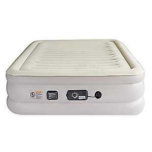 Aria Queen Inflatable Air Mattress with ConstantComfort Built-in Pump, Self-Inflating Air Bed Maintains Selected Firmness for Luxurious All-Night Sleep Comfort