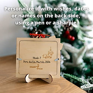 Heart's Sign Love at First Sight Ultrasound Frame | Mom To Be and Pregnant Mom Gifts | Sonogram Picture Frames | New Mom Gifts For Women Sonogram Frame