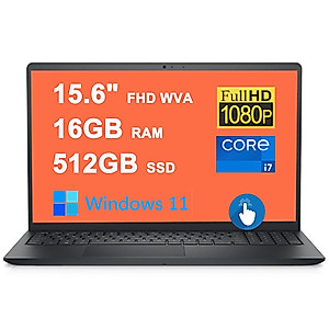 Dell Inspiron 15 3000 3530 Business Laptop 15.6" FHD Anti-Glare Touchscreen Intel 10-Core i7-1355U Processor 16GB RAM 512GB SSD Intel Iris Xe Graphics FHD Webcam HDMI Win11