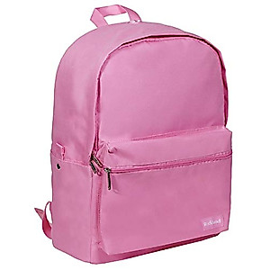 Rockland Classic Laptop Backpack, Pink, Large