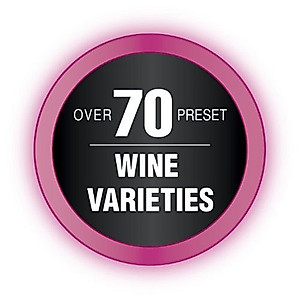 The Sharper Image Single Wine Chiller, Black