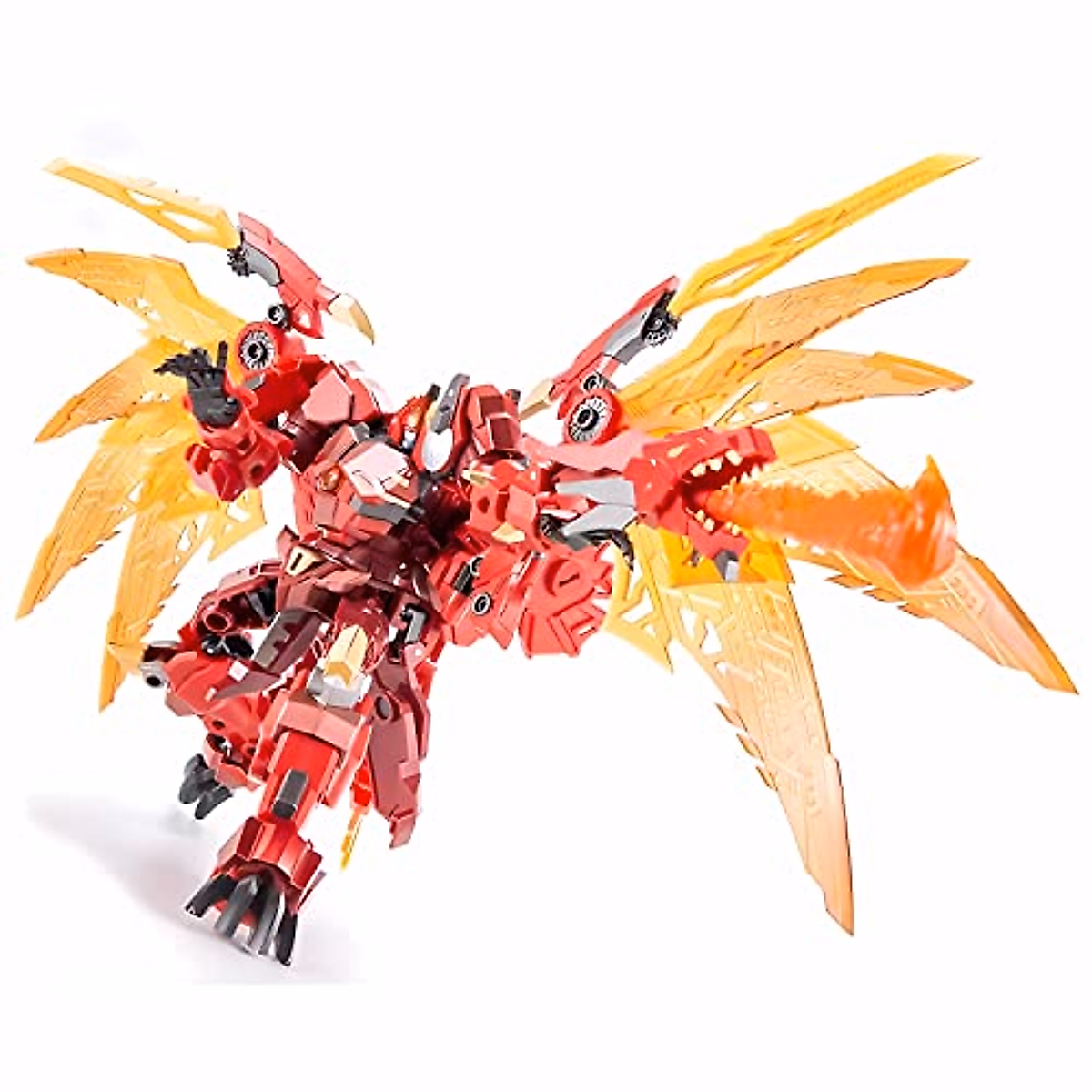 Calonia Two-in-one 6 inches Robots Flying Dragon Transforming Toys Model, for Kids (A3)