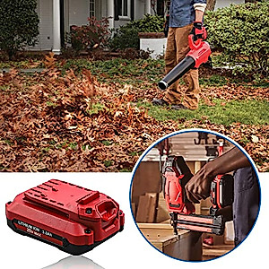 2 Pack 3.0Ah 20 Volt CMCB202-2 Battery Replacement for Craftsman V20 Lithium ion Battery Compatible with Craftsman 20V Battery Lithium ion CMCB201 CMCB202 CMCB202-2 CMCB204 CMCB204-2 CMCB205 CMCB206