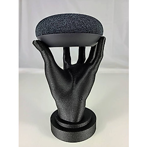 Dancyn Studios Living Hand Stand for Google Home Mini & Google Nest Mini, Echo Dot 3rd Generation Smart Home Audio Speakers, Sparkle Black, One Size