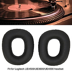 Ear Pad Headphone,Headphone Ear Pad Sponge Cushions Replacement Fit for Logitech UE4500/UE3600/UE4000, Durable and Longlasting Headset Earpad Headphone Cushion Replacement