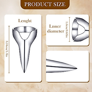 6 Pieces Metal Hair Sectioning Rings - Retro Hair Tools for Women, Halloween Cosplay, Hair Extensions, Salon Use (Silver, Gold)