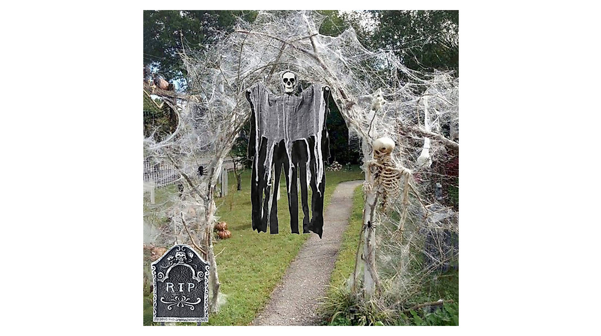 Spooky Spider Webs Halloween Decorations - 300 Sqft