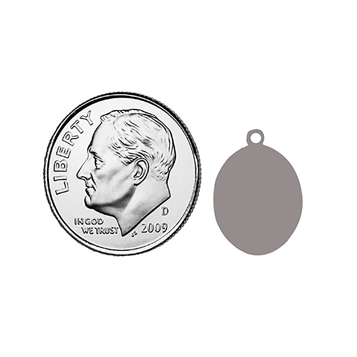 F A Dumont Sterling Silver St. Martin of Tours Pendant with 18" Sterling Silver Lite Curb Chain. Patron Saint of Reformed Alcoholics