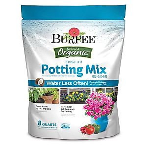 Burpee Organic Premium Potting Mix, dirt