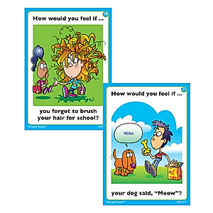 Super Duper Publications | How Would You Feel If Fun Deck | Understanding Feelings and Emotions Flash Cards | Educational Learning Materials for Children