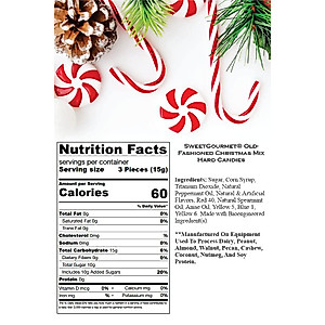 SweetGourmet Old Fashioned Christmas Mix Hard Candy | Seasonal Candies | 2 Pounds