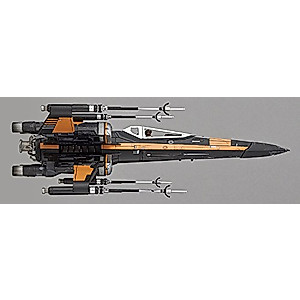 Bandai Hobby Poe's Boosted X-Wing Star Wars, Bandai Star Wars 1/72 Plastic Model Hobby Space Ship