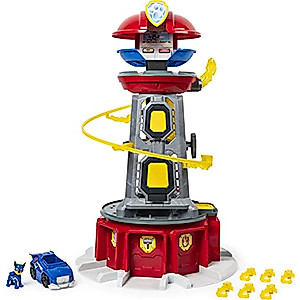 Cool Maker Paw Patrol, Mighty Pups Super Paws Lookout Tower Playset with Lights and Sounds, Toy for Ages 3 and Up