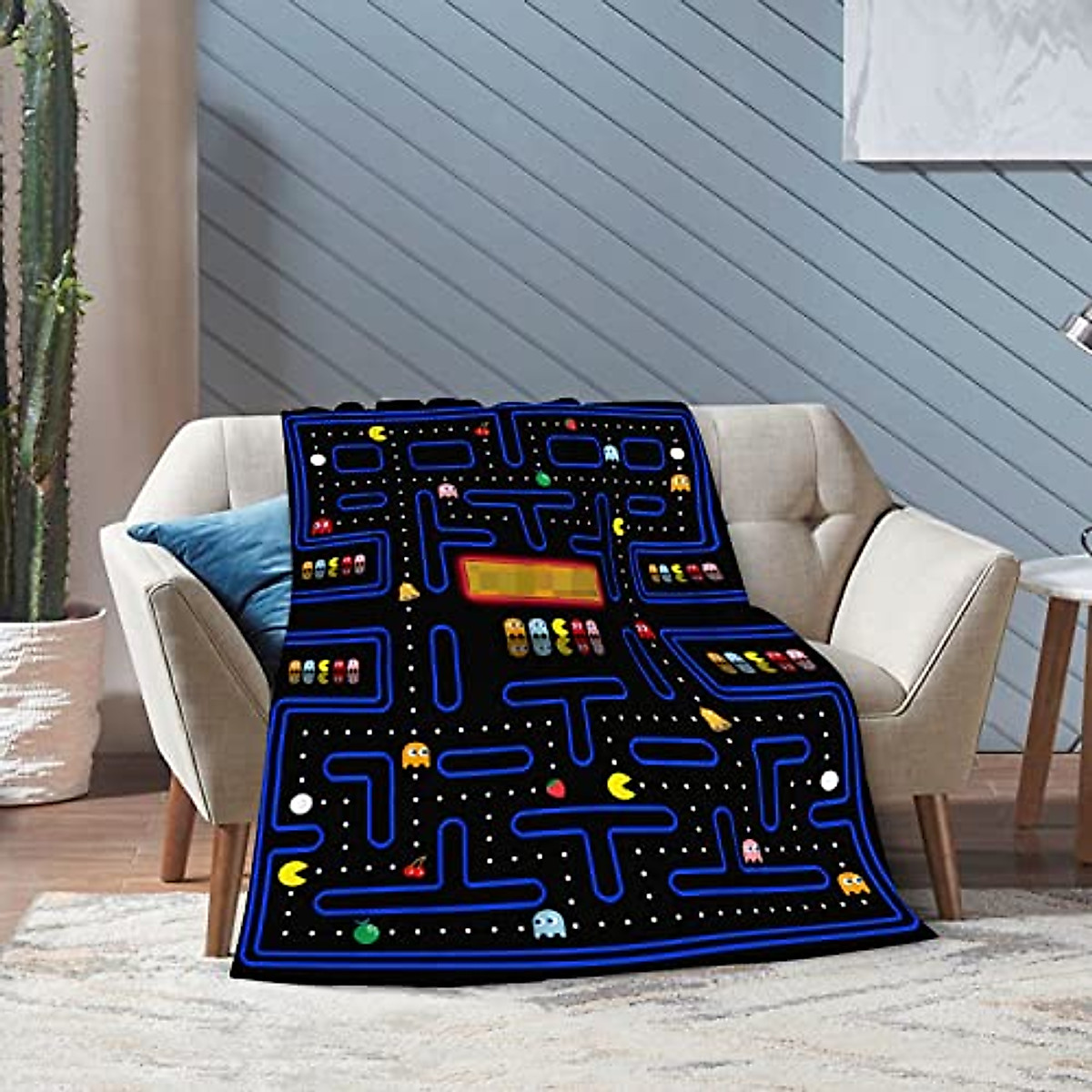 Gobits Video Game Blanket Game Gifts Game Throws Blankets for Teens Adults Christmas Halloween Thanksgiving Birthday Gifts 50'×60', Blanket-2