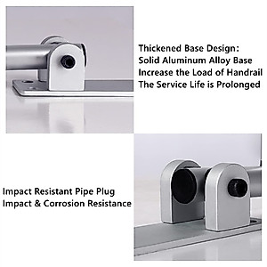 Tuntrol 23.6 inch Foldable Handrail Grab Bars, Wall Mounted Toilet Safety Support for Handicap Elderly Seniors Disabled, Shower Bathroom Accessories…