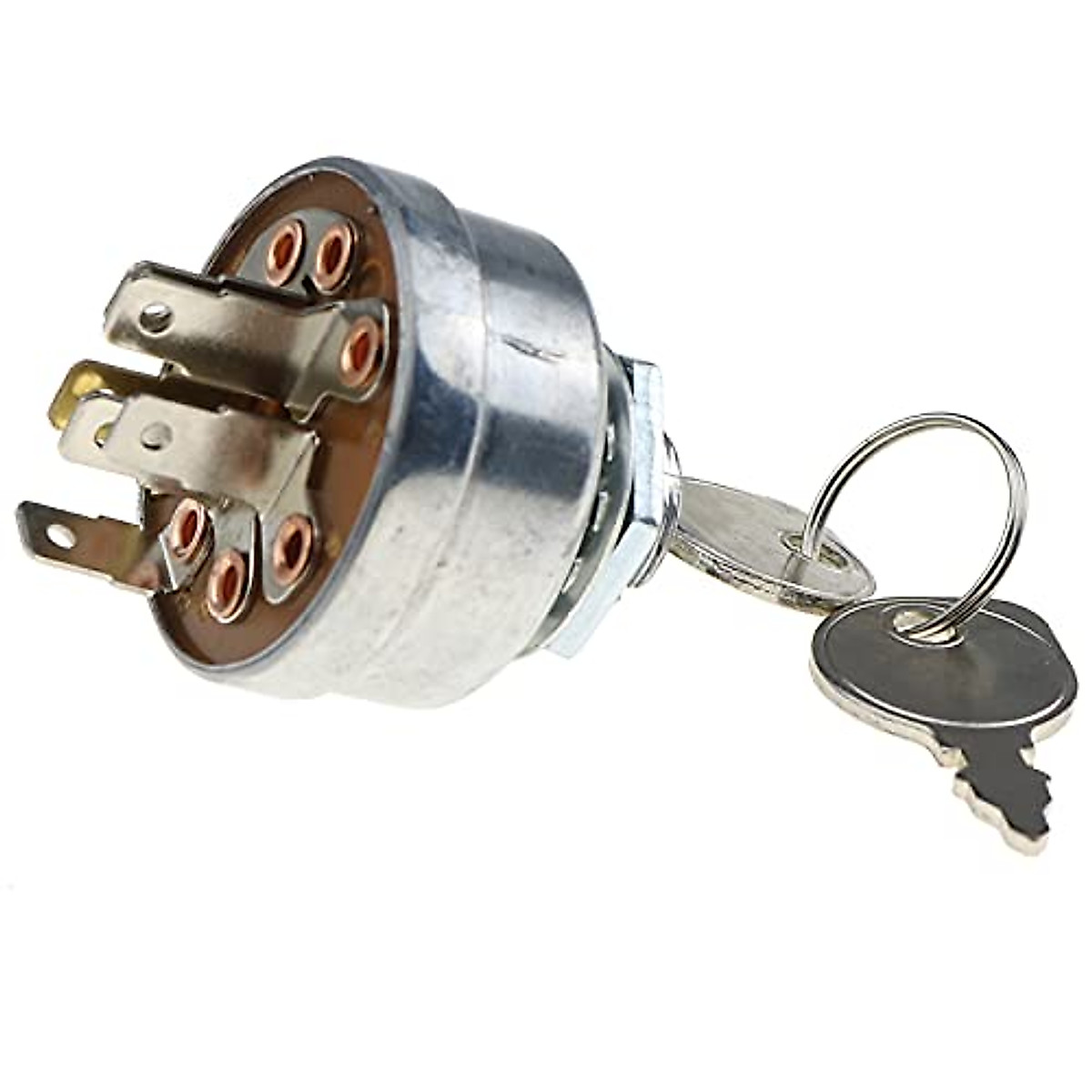DVPARTS Starter Switch Ignition Key Switch 925-1396A 725-1396 430-770 1686734Sm 1679006Sm for MTD Troy-Bilt Cub Cadet Ryobi White Outdoor Huskee Ranch King Wizard Lawn Chief Statesman