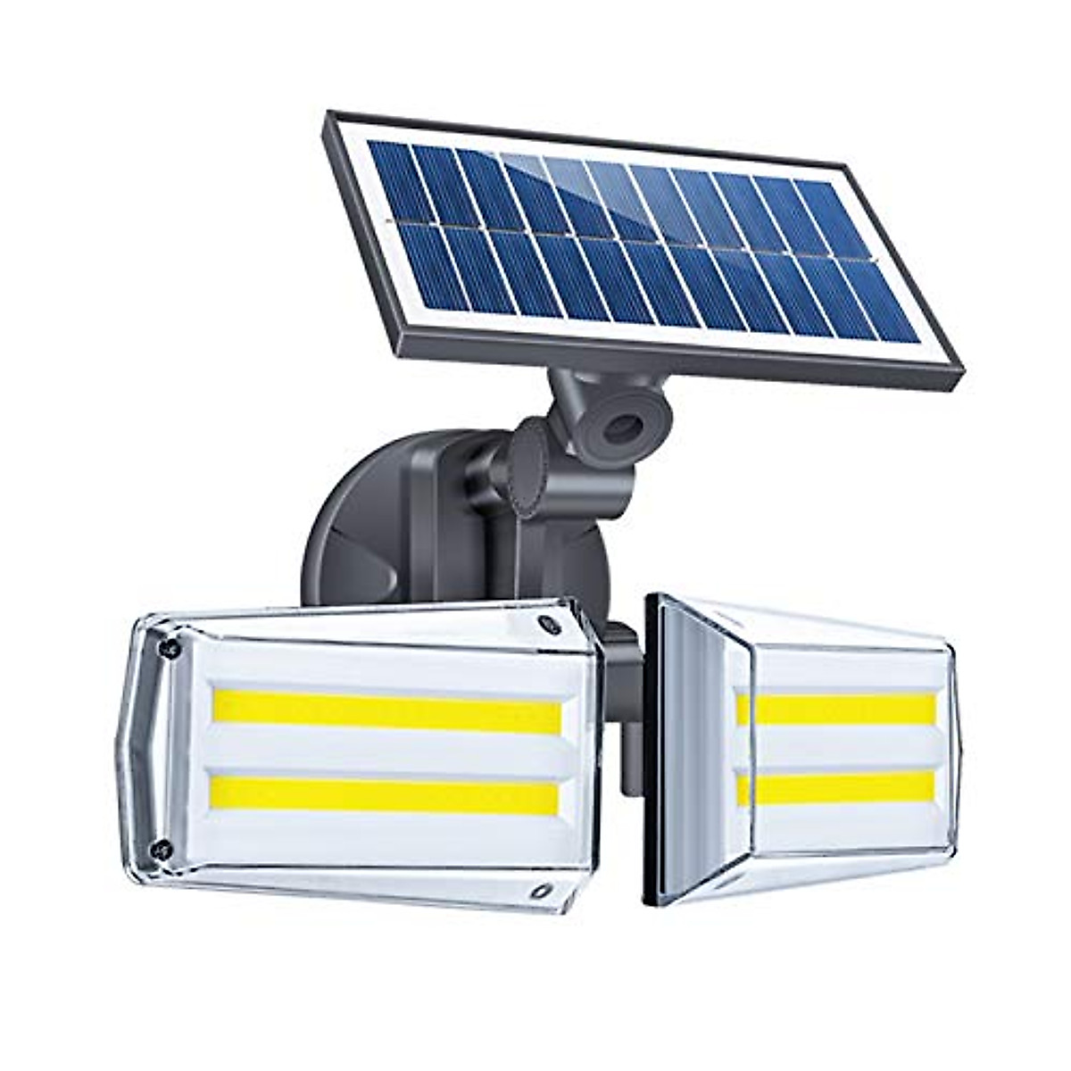 DUTUI Dual-Head Rotating Waterproof Solar Wall Lamp, Body Sensing,Household Garden Waterproof Solar Street Lamp,Home Courtyard,Villa Corridor,Road Lighting