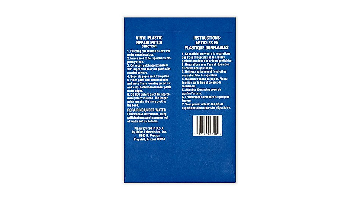 Boxer Pool Patch - Self-Adhesive Underwater Vinyl Repair Kit