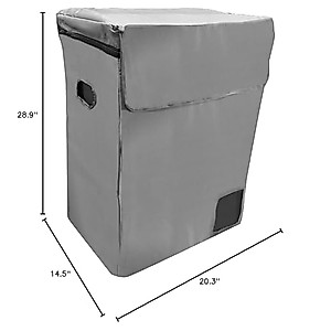 Whynter FM-452SG Slim Portable Freezer transit bag, Grey