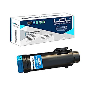 LCL Compatible Toner Cartridge Replacement for Dell H625 H825 S2825 H625cdw H825cdw S2825cdn 593-BBOX H625cdw H825cdw S2825cdn S2825 (1-Pack Cyan)