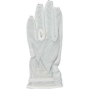 Lady Classic Solar Nail and Ring Glove, White, Small, Right Hand