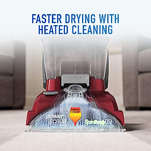 Hoover PowerScrub Deluxe Carpet Cleaner Machine, FH50150NC + 64 oz Everyday Carpet Cleaner Solution, Deep Cleaning Carpet Shampoo, AH31924